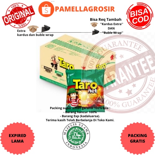 Jual Ciki TARO NET Snack 9gr Kemasan 1 Dus isi 60 Bungkus | Shopee ...