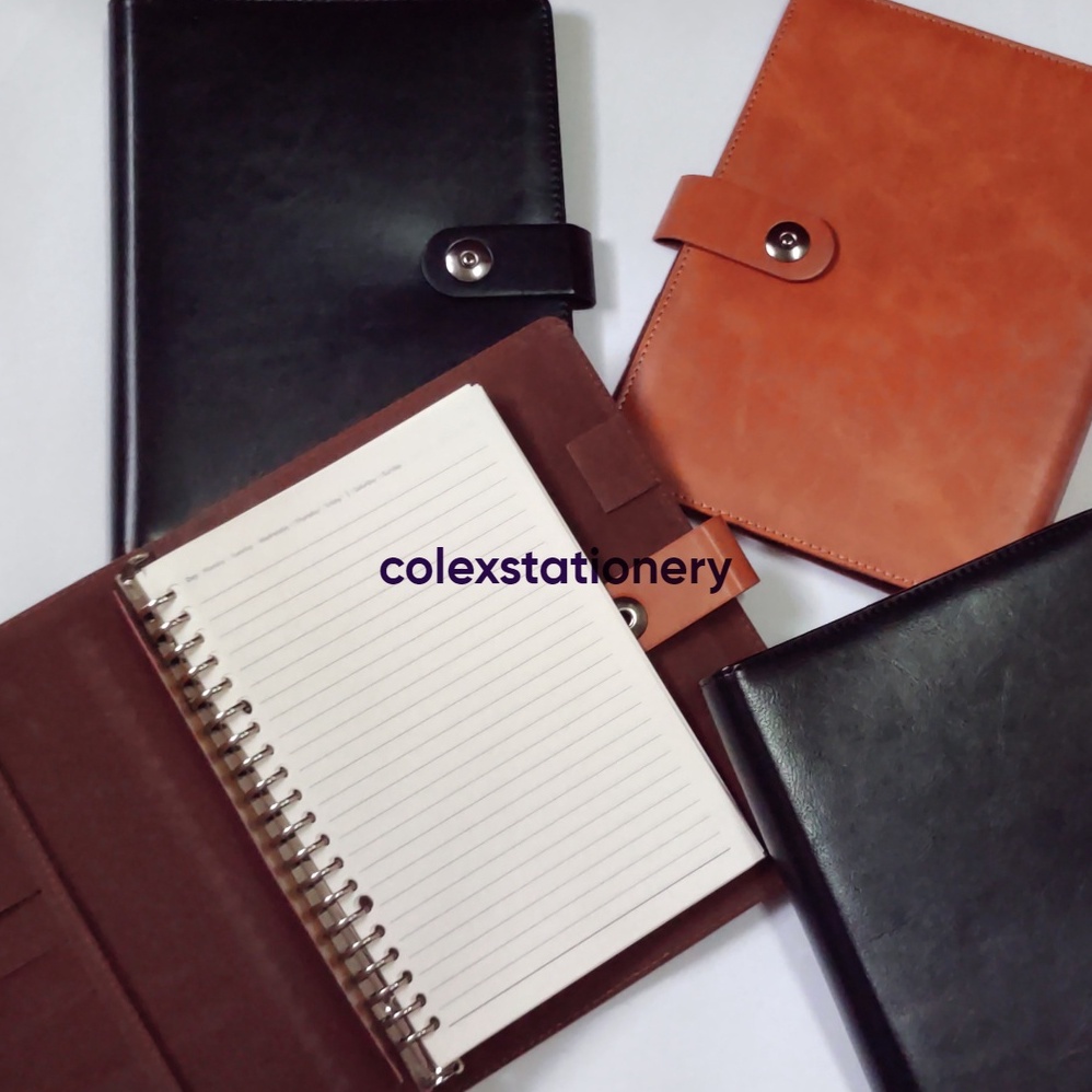 Jual Agenda Binder Kulit Ukuran A5 / Map Binder Kulit MS-326 Warna ...