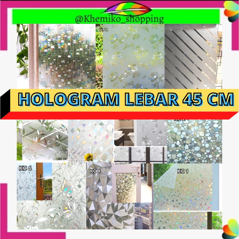 Jual STIKER KACA STICKER KACA HOLOGRAM KACA FILM KACA STICKER SETIKER ...