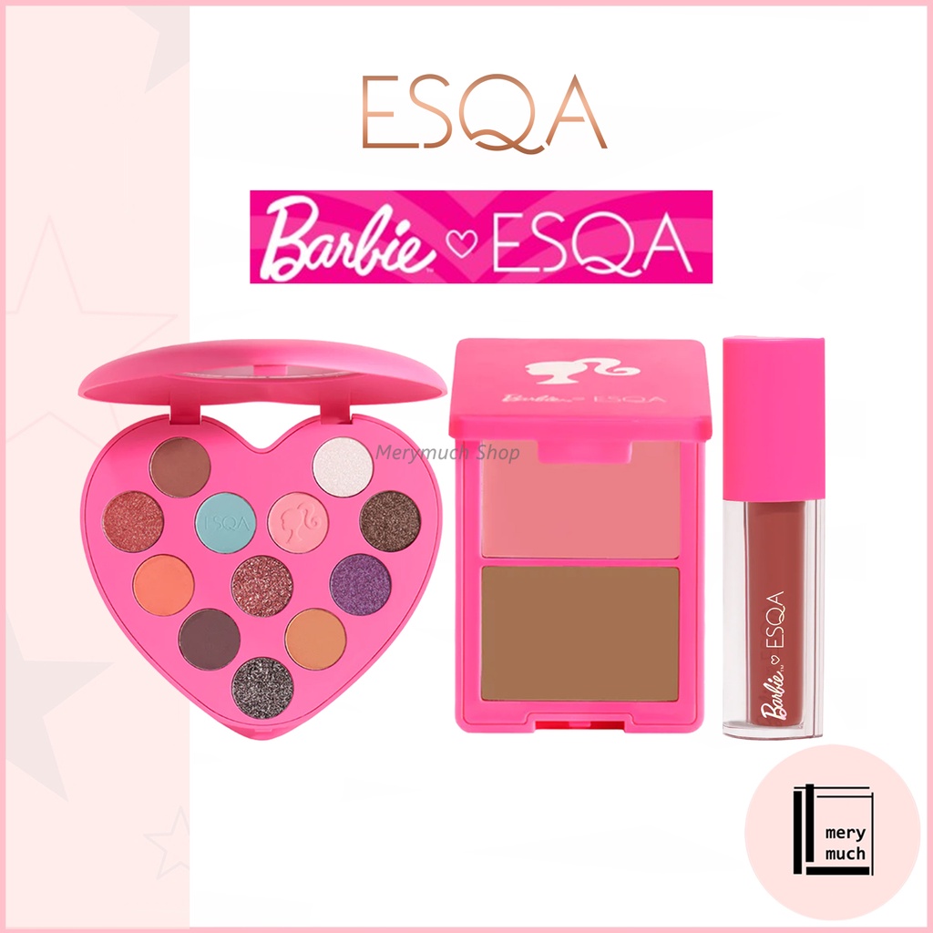 Jual ESQA X BARBIE Cosmetic Collection - Eyeshadow/ Blush Contour/ Lip ...