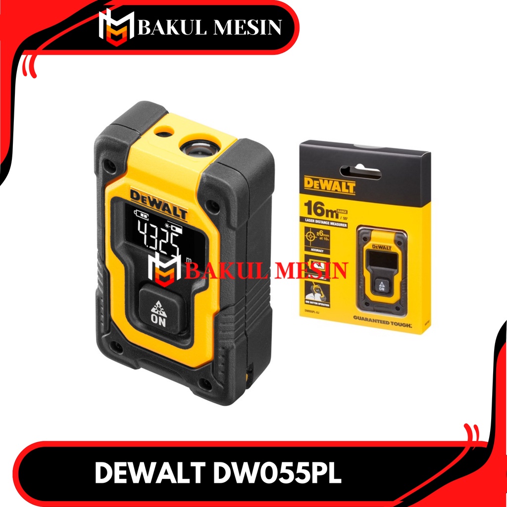 Jual Meteran laser MINI DEWALT DW055PL Laser Distance Measurer 16M ...