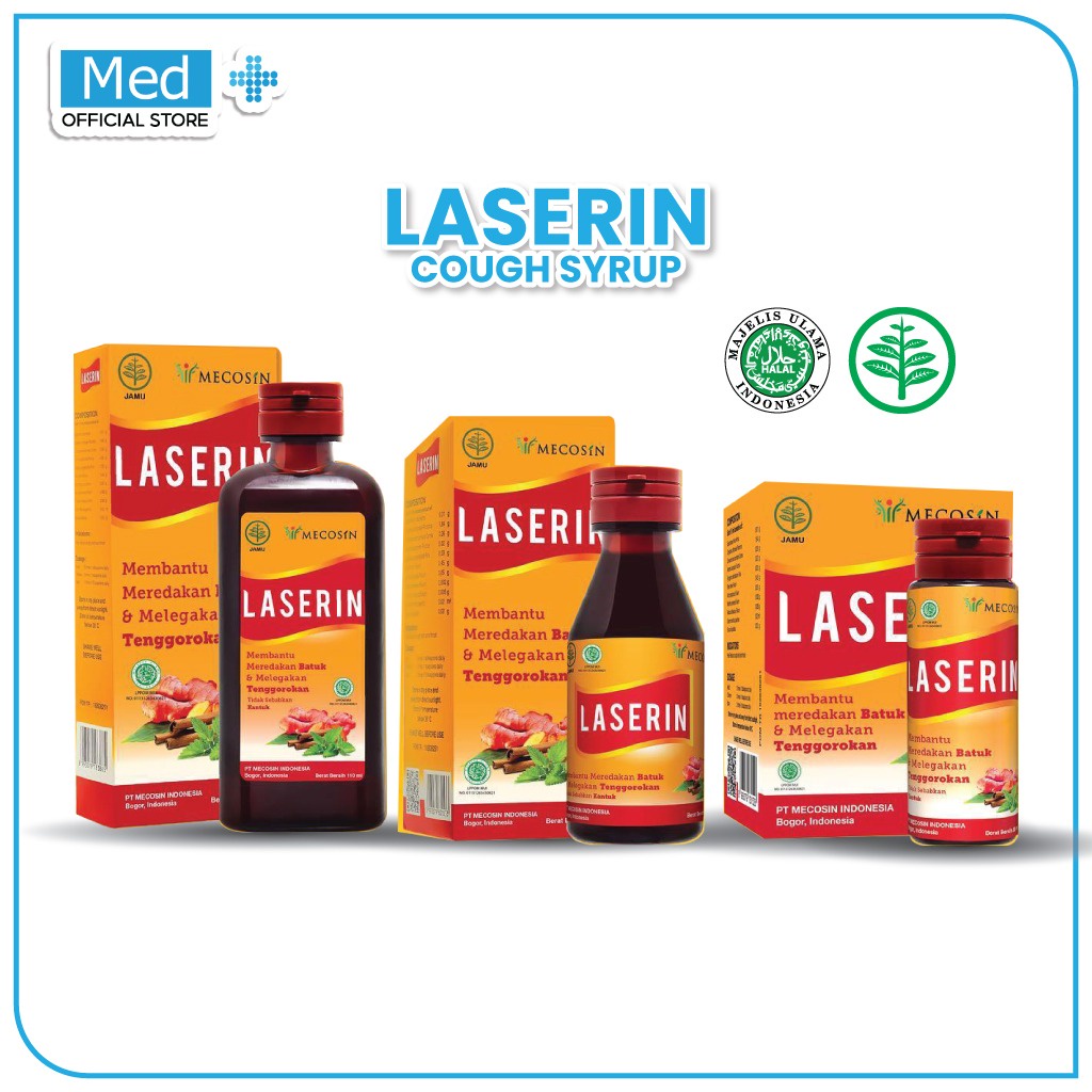 Jual Med+ Laserin / Obat batuk / batuk berdahak / masuk angin / sakit ...