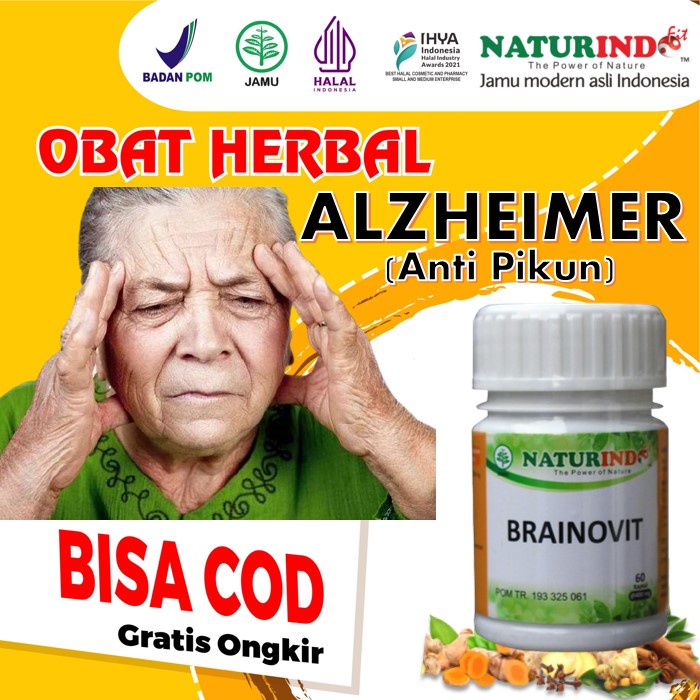 Jual Obat Alzheimer Lupa Ingatan Dewasa Dan Lansia Herbal BPOM Paling ...