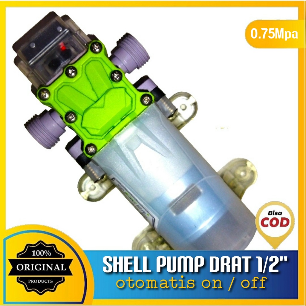 Jual Pompa Shell Otomatis Drat 1/2 Inch Pompa Pendorong Multifungsi Air ...