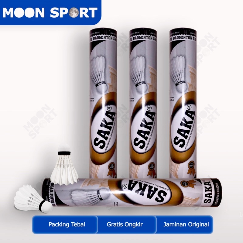 Jual Shuttlecock Saka Hitam Original | Kok bulutangkis | Kock Badminton ...