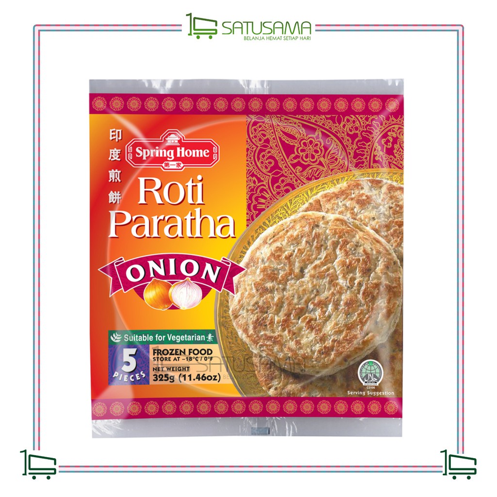 Jual TYJ Roti Paratha Onion / Wholemeal 325g | Shopee Indonesia