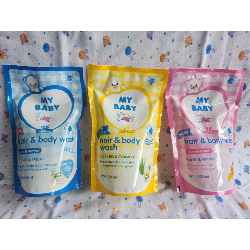 Jual My Baby Hair and Body Wash Refill 400ml | Shopee Indonesia