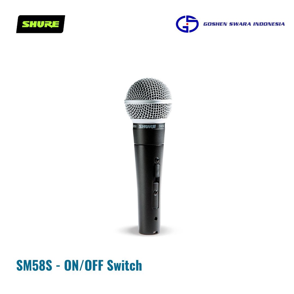 Jual SHURE SM58-S Shure Original Microphone with On/Off Switch | Shopee ...