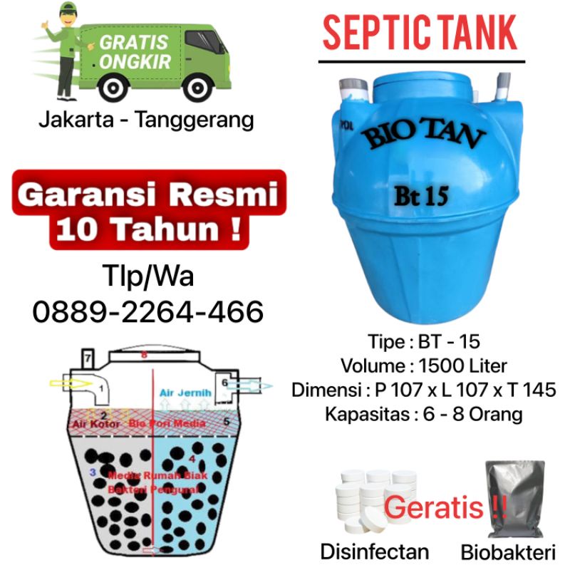 Jual Septic Tank ,Septic Tank Bio ,Bio Tech ,Bio Fil ,Bio Tank ,Bt 15 ...
