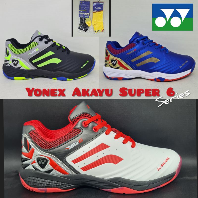 Jual Sepatu Badminton YONEX AKAYU SUPER 6 Series (Original) | Shopee ...