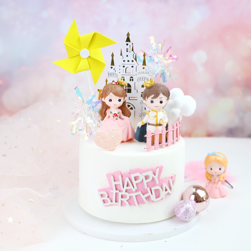 Jual Cake Topper Boneka Prince / Princess / Pangeran / Putri | Shopee ...