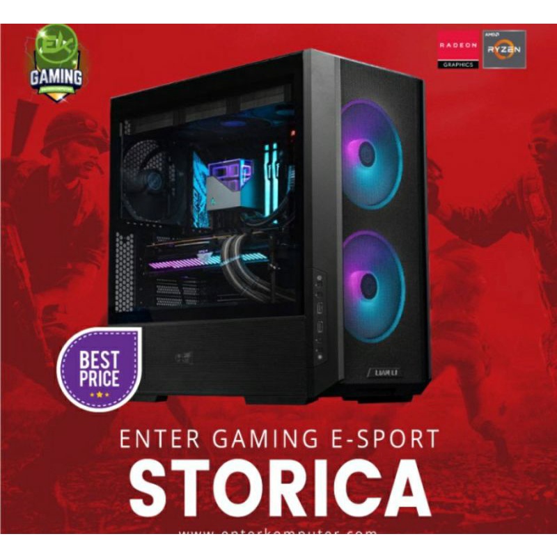 Jual PC Rakitan Enter Komputer Gaming ESports Storika | Shopee Indonesia