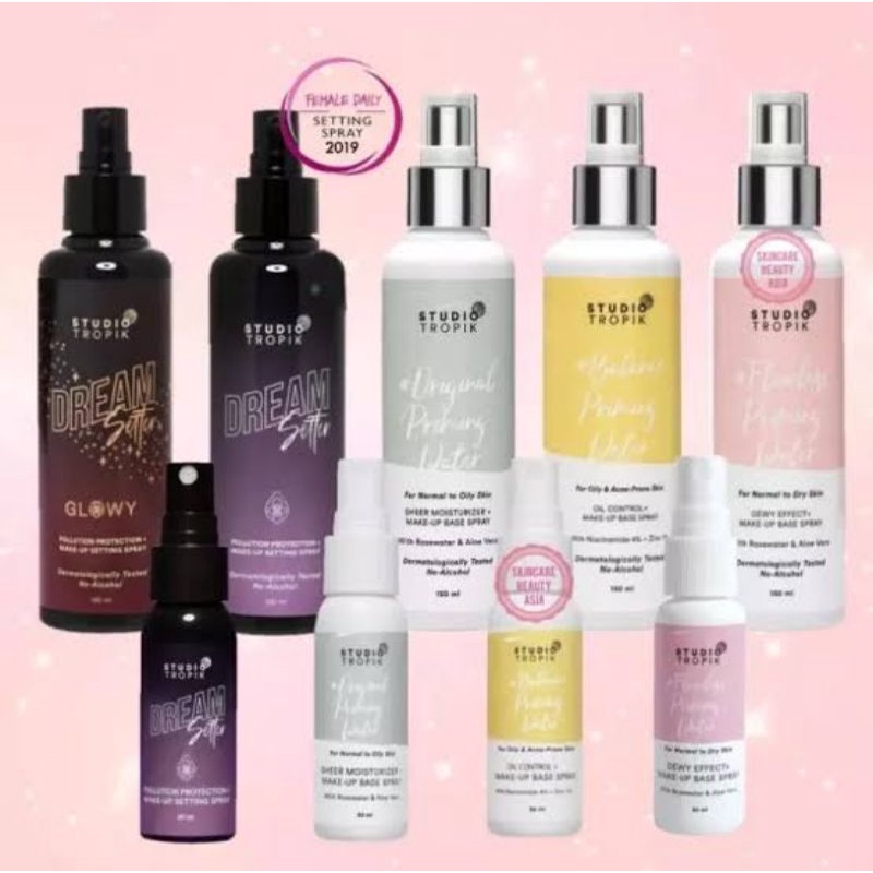 Jual STUDIO TROPIK PRIMMING WATER BIRU KUNING PINK SETTING SPRAY DREAM ...