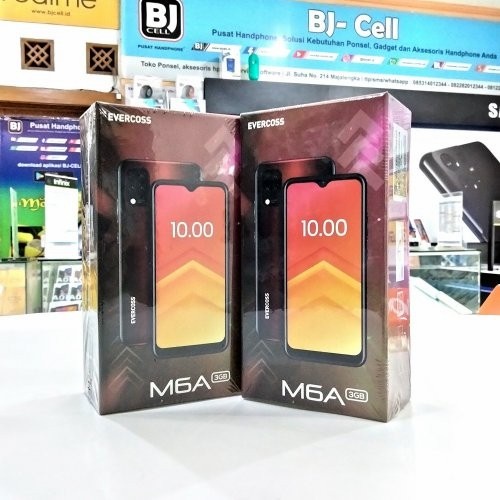 Jual Evercoss M6A 3/16GB Garansi Resmi - Hitam | Shopee Indonesia