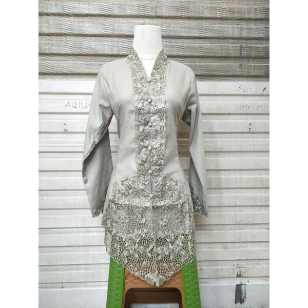 Jual SK-ATASAN KEBAYA ENCIM POLOS SENADA // KEBAYA ENCIM KATUN BORDIR ...