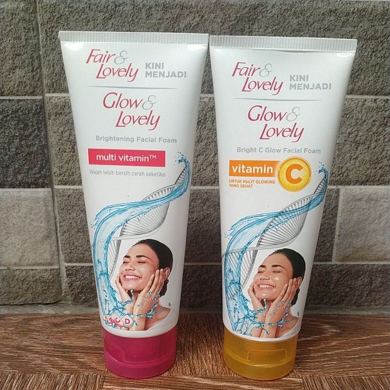 Jual Glow&Lovely sabun cuci muka facial Foam 100g | Shopee Indonesia
