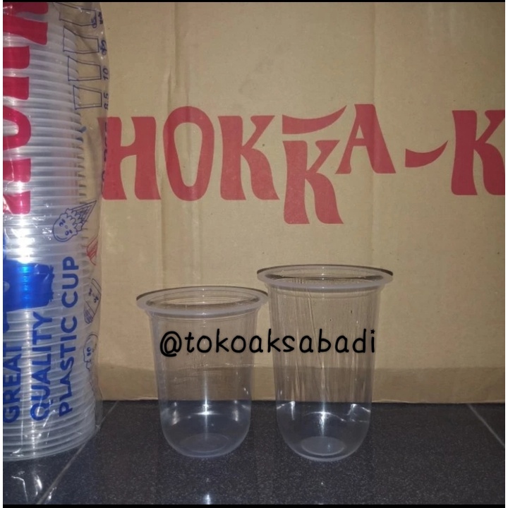 Jual CUP OVAL / GELAS OVAL 14 OZ & 16 OZ TEBAL BERAT 7 GRAM PER PCS ...