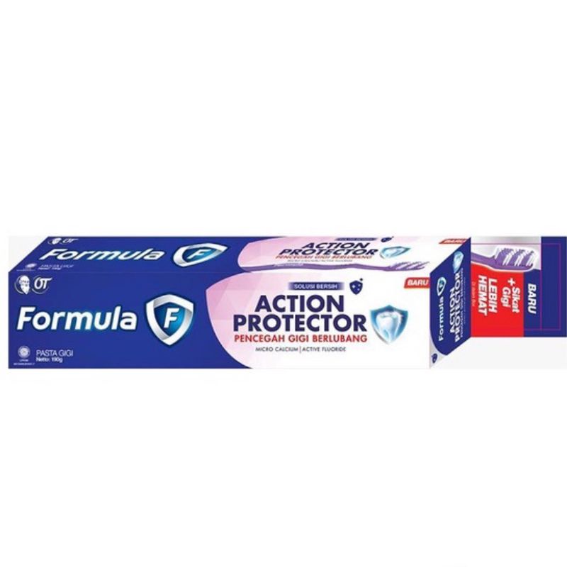 Jual Pasta Gigi Formula Action Portector 190 gr (GRATIS SIKAT GIGI ...