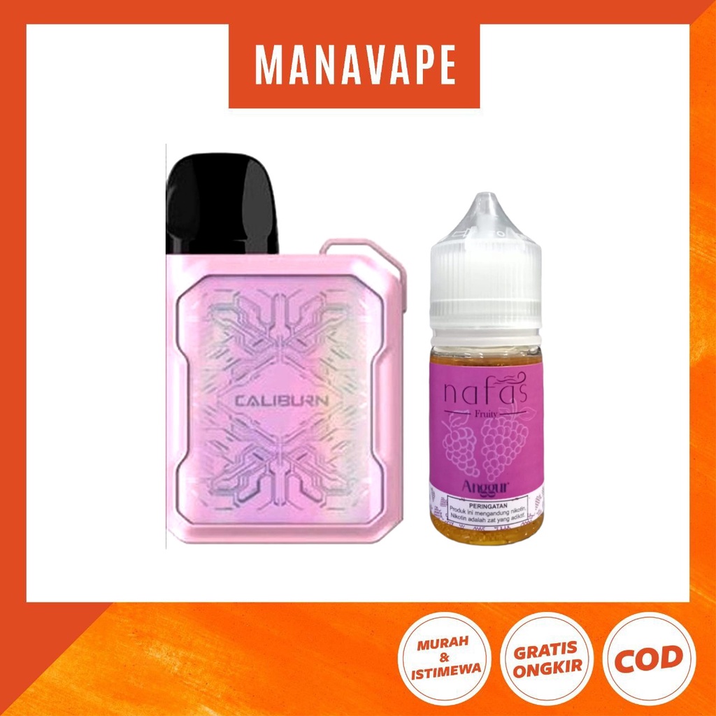 Jual CALIBURN GK2 POD AUTHENTIC by UWELL + LIQUID NAFAS PODS FRIENDLY ...