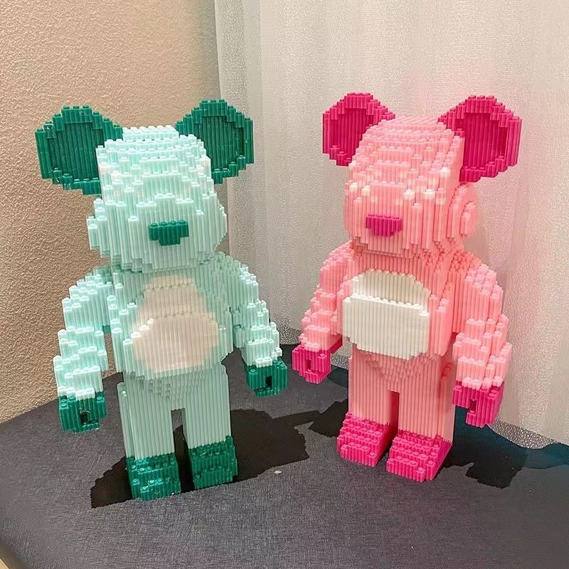 Jual Nano Block violent Bear Series Bricks Education Nano Block ...