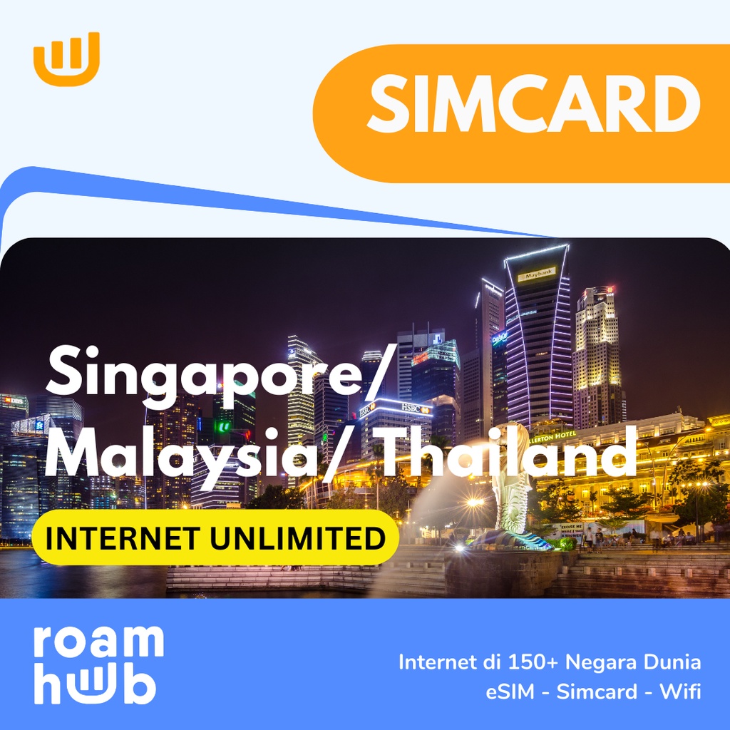 Jual Sim card Singapore Malaysia Thailand Internet Unlimited Aktif Otomatis | Shopee Indonesia