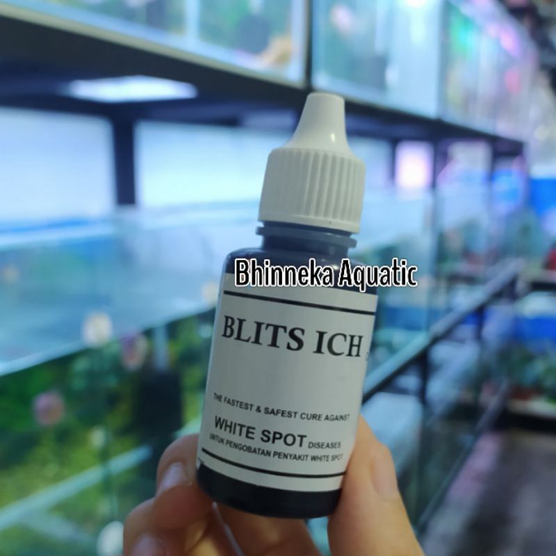 Jual Obat Ikan Hias Blitch Ich Biru Blit ICH 30 ml Blitz It Blizt itch | Shopee Indonesia