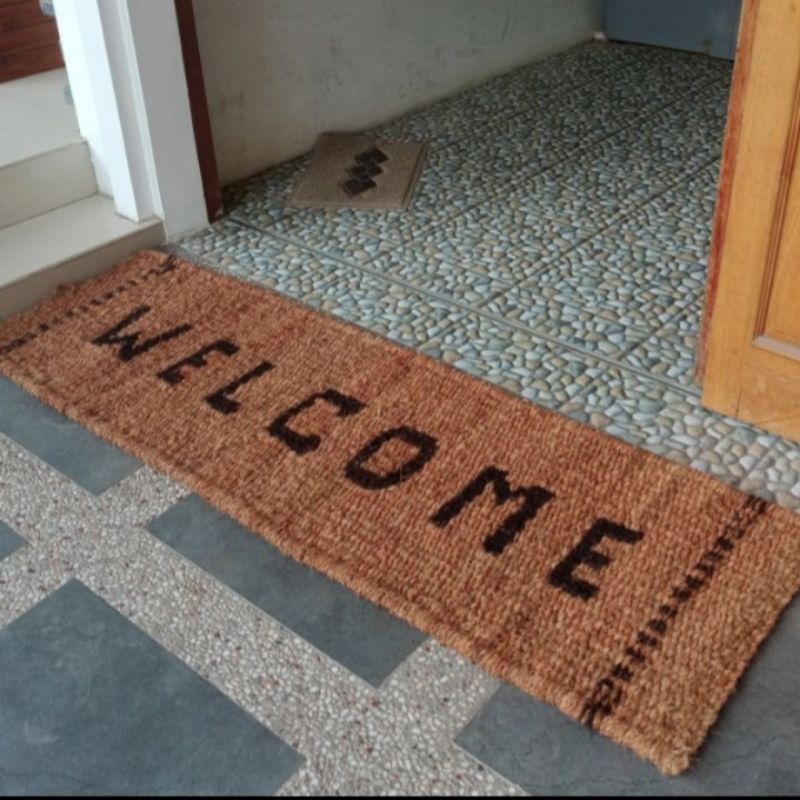Jual KESET WELCOME SERABUT KELAPA KUALITAS PREMIUM / keset lantai ...