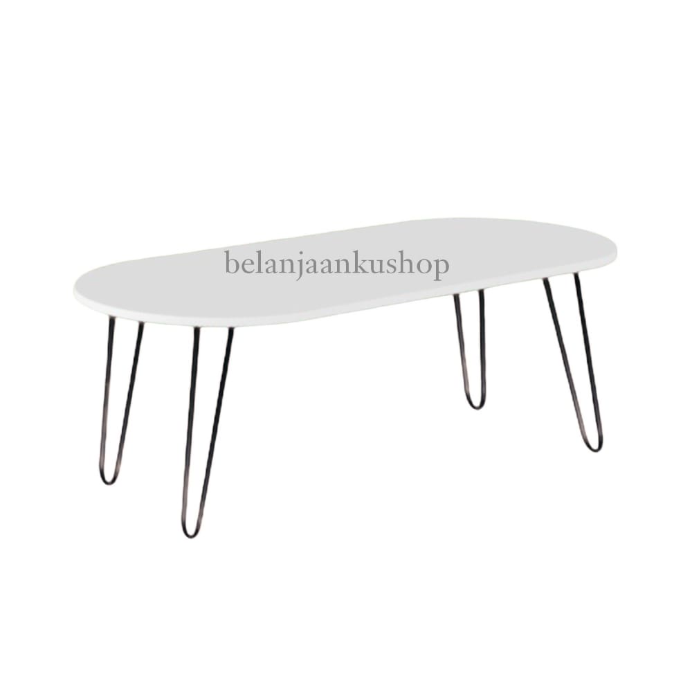 Jual Meja Tamu Minimalis Oval Scandinavian Meja Kopi Coffe Table ...