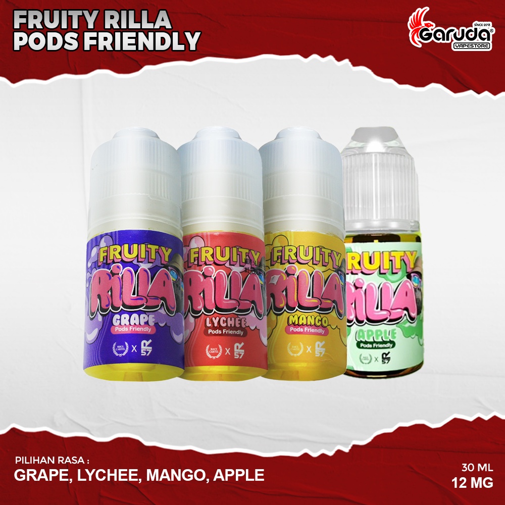 Jual Liquid Fruity Rilla Saltnic By Juice Cartel 30ml 12mg Bercukai ...