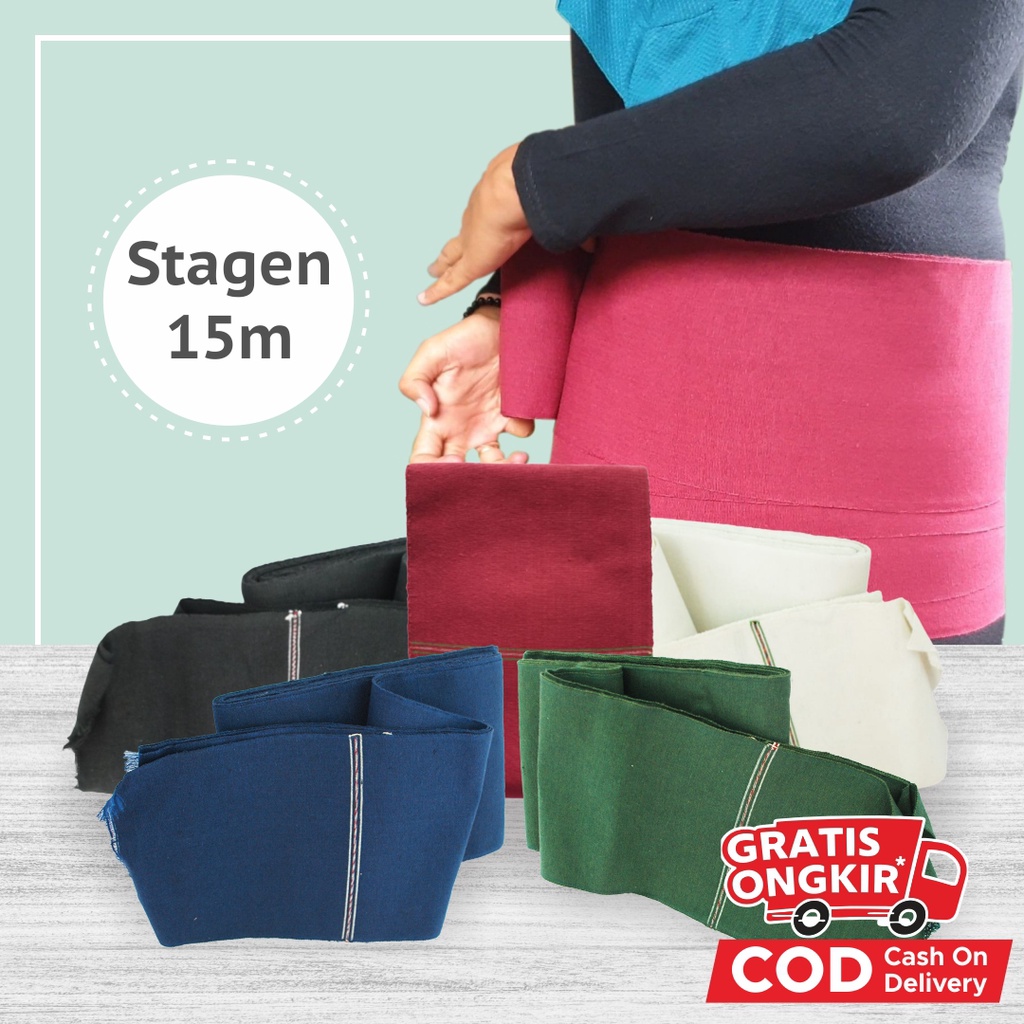 Jual STAGEN IBU MELAHIRKAN KORSET PERUT GURITA STAGEN LILIT 15M ...
