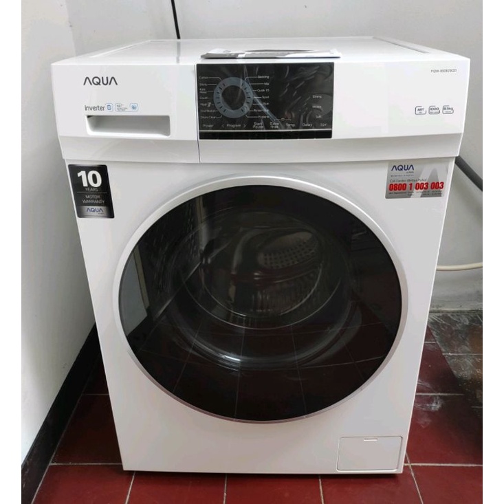 Jual Mesin Cuci Aqua Front Loading FQW 850829QD - 8.5 Kg KARGO | Shopee ...