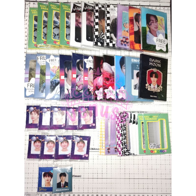 Jual (FREE INNERSLEEVE) PHOTOCARD SET/ ALL MEMBER STRAY KIDS, BTS, ENHYPEN BORDER: DAY ONE ...