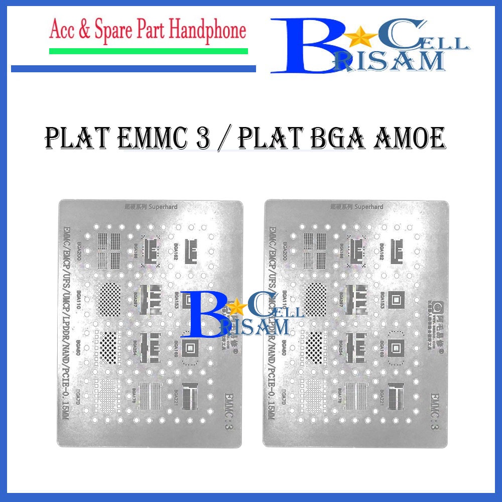 Jual Plat Cetakan EMMC3 UFS NAND UMCP Amaoe Original Bga Ic / Plat EMMC 3 / Plat bga amoe amaoe ...