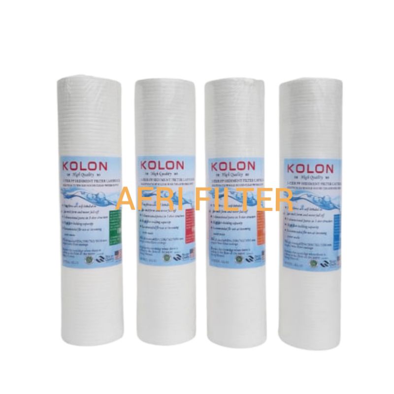 Jual Cartridge Filter Air / Filter Sedimen 10 Inch KOLON / 01/03/05/10 ...