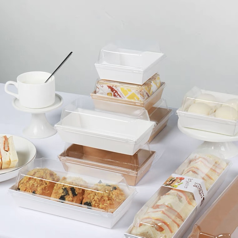 Jual Mini Cake Box / Kotak Kue Mini Persegi Panjang Warna Kraft Putih ...