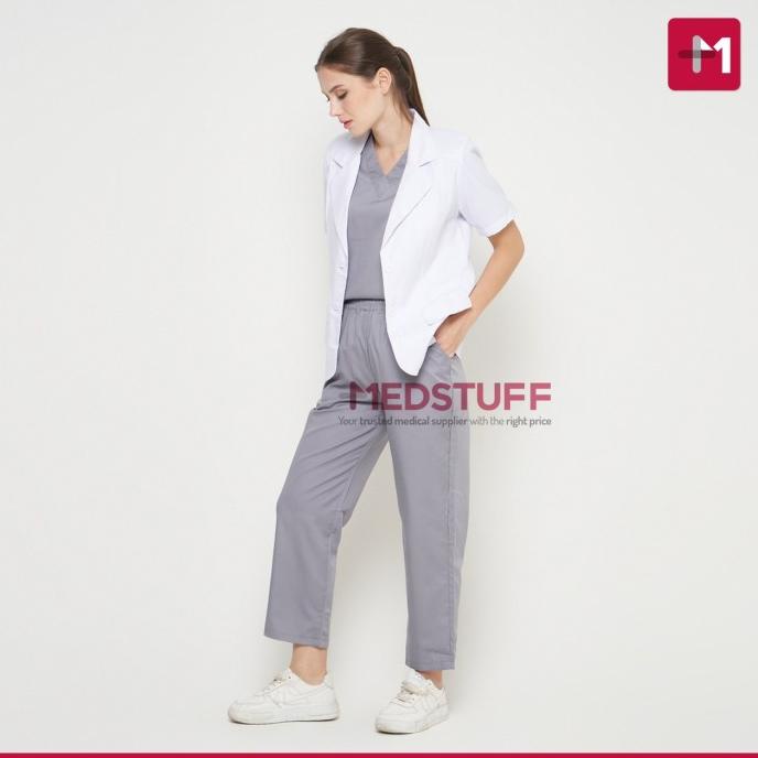 Jual Jas Dokter Snelli Jas Putih Dokter Baju Dokter Medstuff | Shopee ...