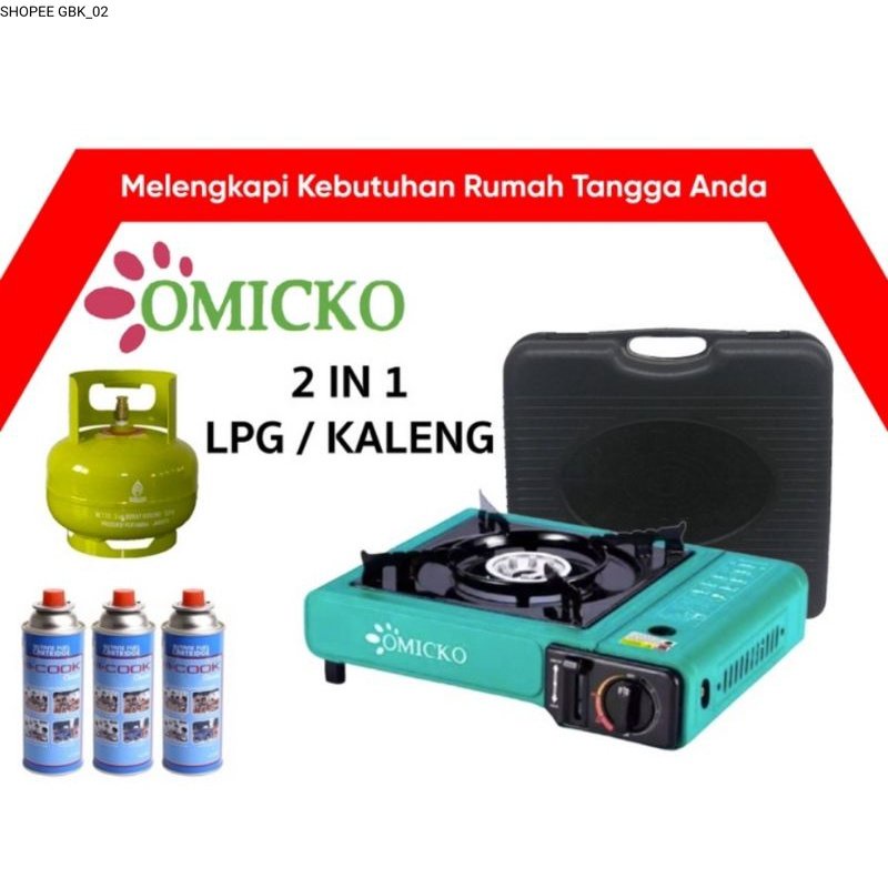 Jual Kompor Gas Portable Koper Termurah Free Gas Kaleng Kompor Piknik