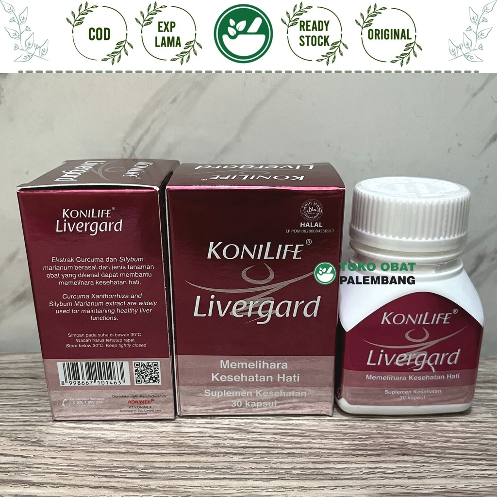 Jual KONILIFE LIVERGARD 30 KAPSUL LIVER GUARD KESEHATAN HATI LIVERGUARD ...