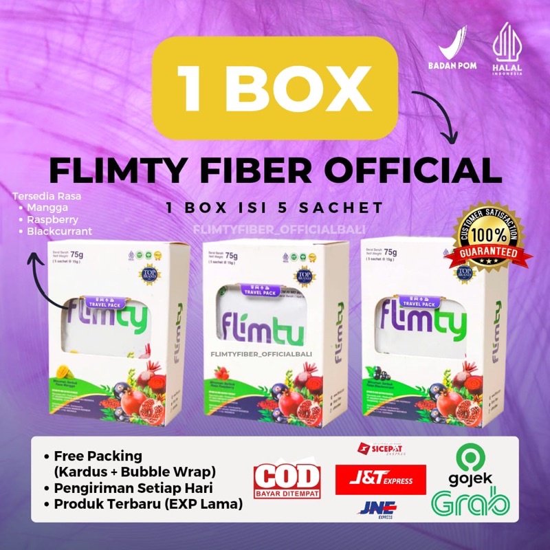 Jual Flimty Fiber Travel Pack (5 sachet) Cobain Dulu! | Shopee Indonesia