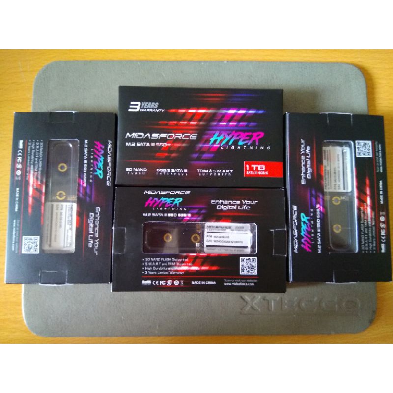 Jual MIDAS SSD M2 SATA M.2 SATA III 2280 1TB MIDASFORCE HYPER LIGHTNING ...