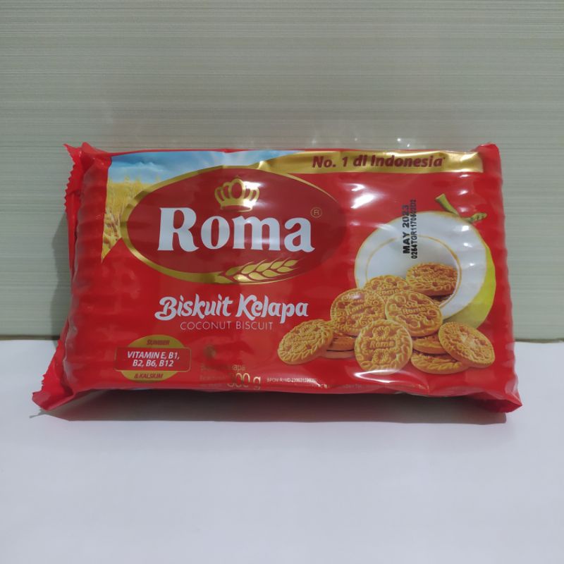 Jual Roma Biskuit Kelapa 300g camilan enak dan sehat | Shopee Indonesia