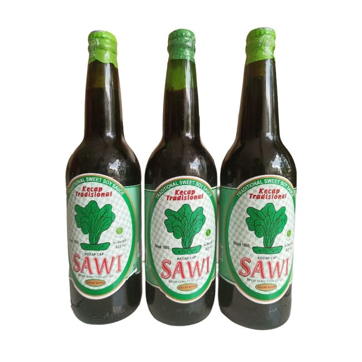 Jual KECAP MANIS TRADISIONAL CAP SAWI BOTOL KACA 620 ML | Shopee Indonesia