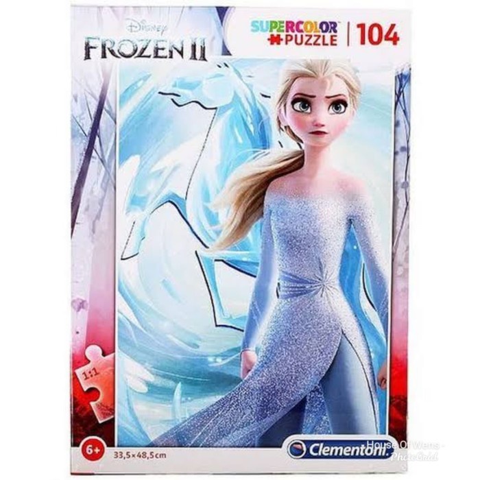 Jual Clementoni Disney Frozen 2 II Super Color Puzzle 104 Pcs | Shopee ...