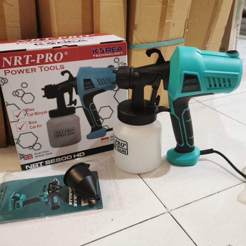 Jual Mesin Spray Gun Listrik NRT-PRO SE800HD Alat Semprot Cat SE 800 HD ...