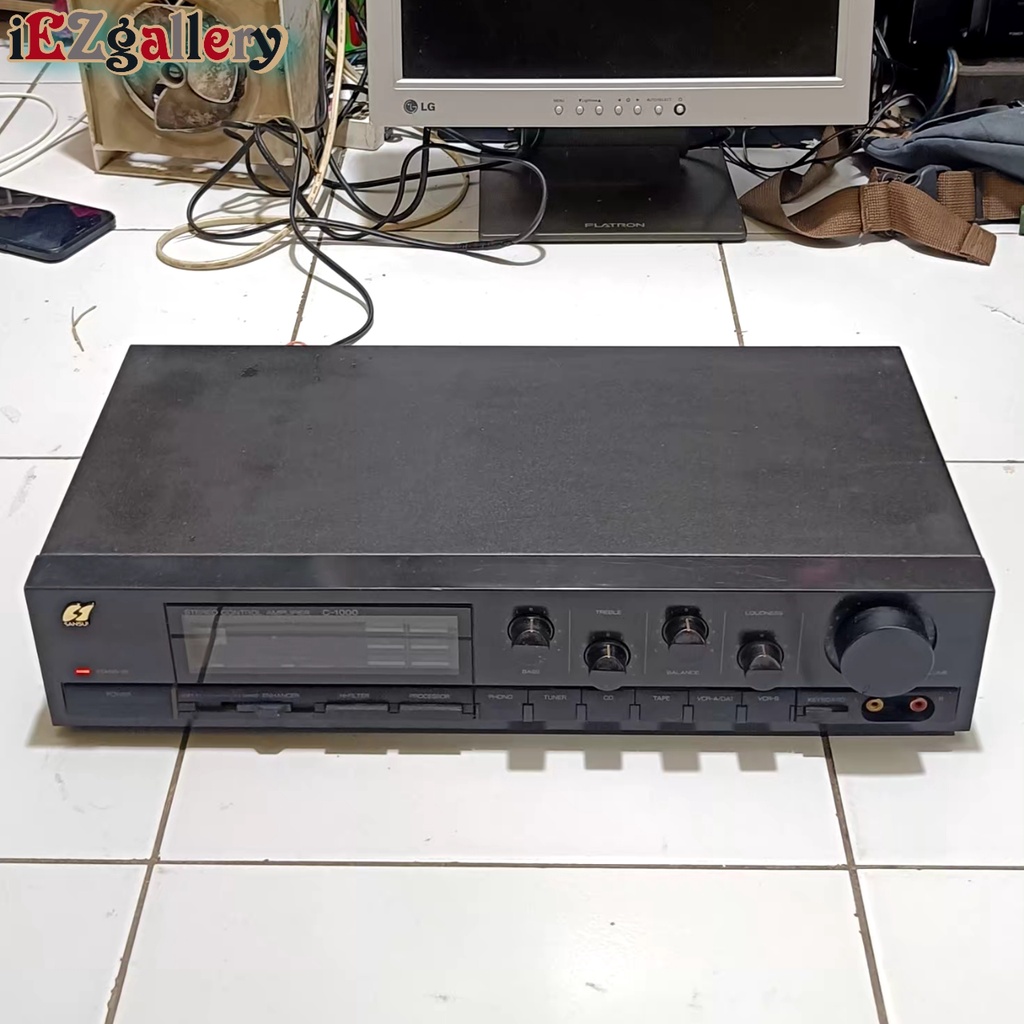 Jual Preamplifier stereo control sansui c-1000 buildup japan normal ...