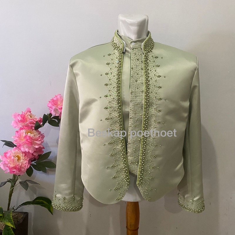 Jual Beskap Jawa / hewes Solo / beskap krowok / basofi pengantin baju ...