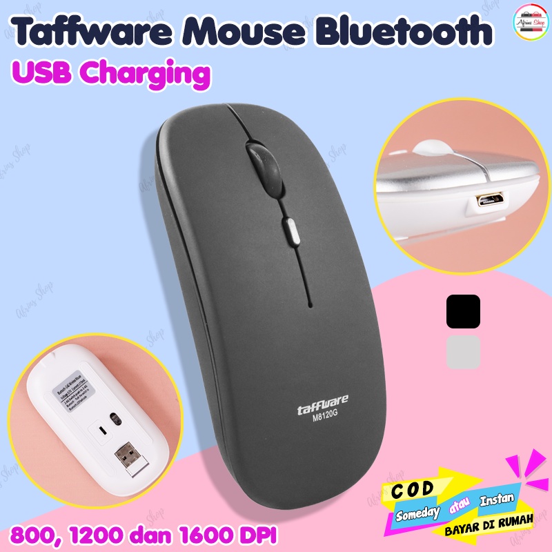 Jual Mouse Bluetooth 5.2 Slim Minimalis Silent Rechargeable | Shopee ...