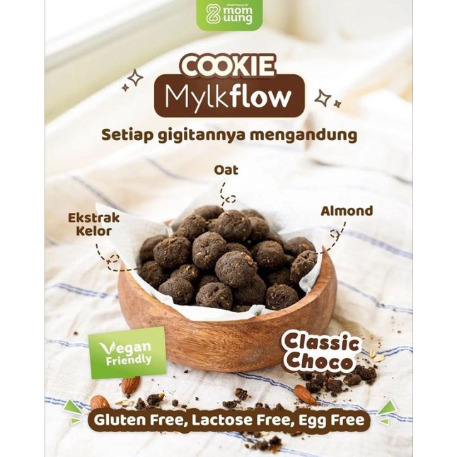 Jual Mom Uung - Cookie Mylkflow Rasa Classic Choco | Shopee Indonesia