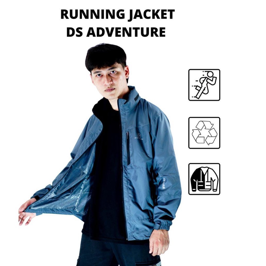 Jual Jaket Running DS Adventure Water Resistant - Jaket Gunung ...