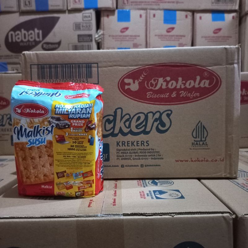 Jual Malkist kokola 225 gram 1 dus isi 18 pcs | Shopee Indonesia